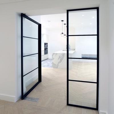 China Waterproof and Sound Insulation Aluminum Swing Door with 304 Stainless Steel Hardware for sale