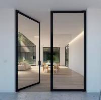 China Aluminum Swing Door with Broken Bridge Design for Sound Insulation and Aluminum Alloy 6063-T5 Frame for sale