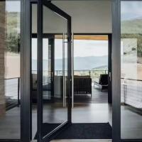 China Customizable Aluminum Swing Door with 1.4-3.0mm Profile Thickness and High Durability for Modern Spaces for sale