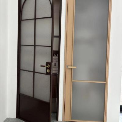 China Aluminum Swing Door with More Than 5 Years Warranty 24 Hour Online Support and Double Tempered Clear Glazing for sale