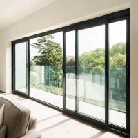 China Modern Aluminum Sliding Door with More Than 5 Years Warranty Customizable Color and Stainless Steel Screen Netting for sale