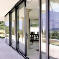 China Customizable Residential Aluminum Sliding Glass Doors with Enhanced Security Sound Insulation and Thermal Break for sale