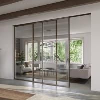 China Customizable Aluminum Sliding Door with Enhanced Security and Stainless Steel Screen Netting for 50 Years Durability for sale