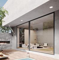 China CE Certified Aluminum Sliding Door with 1.2mm-2.2mm Frame Thickness and -20℃ To +50℃ Working Temp for sale