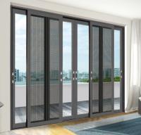 China Modern Design Aluminum Sliding Door with 50 Years Life Span and 6063 Profile for Residential and Commercial Use for sale