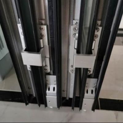 China High-grade Aluminum Folding Door with 2.0mm Profile Thickness and Customized Frame Width for sale