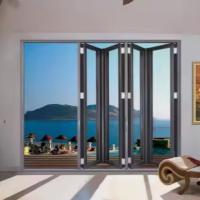 China Customized Waterproof Aluminum Folding Door with 2.0mm Profile Thickness and 10 Years Warranty for sale