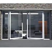 China Aluminum Pivot Door with High-Quality 304 Stainless Steel Hardware and 4-12mm Glass Thickness for Sleek Minimalist Design for sale