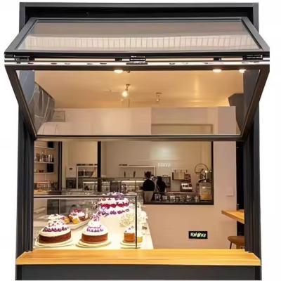 China High Energy Efficiency Aluminum Folding Window with 5mm 6mm 8mm Tempered Glass for sale
