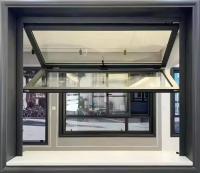 China Commercial Hurricane Proof Aluminum Folding Window with Customizable Glass Thickness and High Quality Hardware for sale