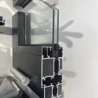 China Modern Style Aluminum Folding Window with 1.4mm Frame Thickness Powder Coated Frame and High Energy Efficiency for sale