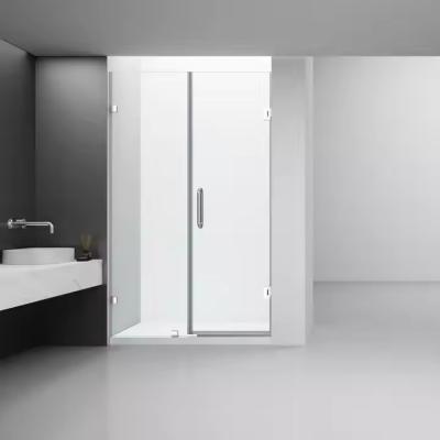 China Frameless 8mm Double Glass Aluminum Sliding Door with Good Sealing and Oil Fume Prevention for sale