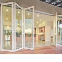 China Heavy Duty Aluminum Folding Door with 6063-T5 Profile 1.8mm Thickness and 600-900mm Panel Width for sale