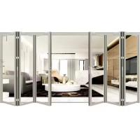 China Heavy Duty Aluminum Folding Door with 6063-T5 Profile 1.8mm Thickness and 600-900mm Panel Width for sale