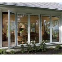 China Heavy Duty Aluminum Folding Door with 6063-T5 Profile 1.8mm Thickness and 600-900mm Panel Width for sale
