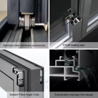 China Heavy Duty Aluminum Folding Door with 6063-T5 Profile 1.8mm Thickness and 600-900mm Panel Width for sale
