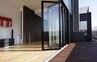 China Aluminum Folding Door with 6063-T5 Profile 1.8mm Thickness and 600-900mm Panel Width Bifold Patio Door for sale