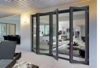China Aluminum Folding Door with 6063-T5 Profile 1.8mm Thickness and 600-900mm Panel Width Bifold Patio Door for sale