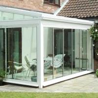 China Frameless Aluminum Bifold Door with Customizable Size and High Security for Modern Spaces for sale