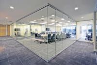 China Frameless Glass Wall with 10 Years Warranty and 8mm or 10mm Tempered Glass for Full View Transparency for sale
