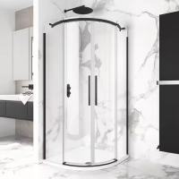 China Side Sliding Aluminum Frame Glass Partition Wall with Stainless Steel Hardware for Bathroom Shower Partition for sale
