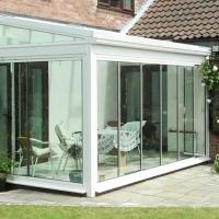 China Customizable Aluminum Bifold Patio Doors with 6063-T5 Profile and 12mm Glass for sale
