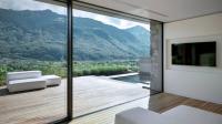 China Modern Simple Aluminum Sliding Door with Stainless Steel Hardware and Reinforced Frame for sale