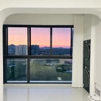 China Customized Black Frame Aluminum Sliding Sash Windows with Stainless Steel Hardware and 50-Year Lifespan for sale
