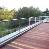 China Modern Design 12mm Toughened Glass U Channel Railing with Five Years Warranty and Weather Resistant Finish for sale