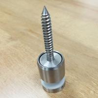 China Adjustable Stainless Steel 304/316 Standoff Glass Railing System with 30mm/42.4mm Diameter for 8-12mm Glass for sale