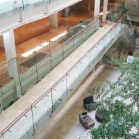 China Stainless Steel Standoff Glass Railing System for Balcony Deck Stair for sale