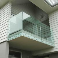 China Stainless Steel Standoff Glass Railing System for Balcony Deck Stair for sale
