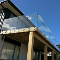 China Stainless Steel Standoff Glass Railing System for Balcony Deck Stair for sale