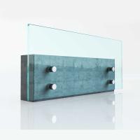 China Stainless Steel Standoff Glass Railing System with 30mm and 42.4mm Diameter for 8-12mm Glass Balustrade for sale