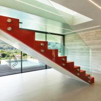 China Customizable Standoff Glass Railing System with 8-12mm Tempered Glass and 0.8m-1.2m Height for sale