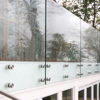 China Customizable Standoff Glass Railing System with 8-12mm Tempered Glass and 0.8m-1.2m Height for sale