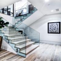 China Customizable Frameless Glass Railing System with 8-12mm Tempered Glass and 0.8m-1.2m Height for Residential and Commercial Use for sale