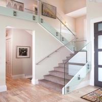 China Customizable Frameless Glass Railing System with 8-12mm Tempered Glass and 0.8m-1.2m Height for Residential and Commercial Use for sale