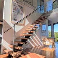 China Customizable Frameless Glass Railing System with 8-12mm Tempered Glass and 0.8m-1.2m Height for Residential and Commercial Use for sale