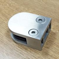China 304 316 Stainless Steel Glass Railing Clamp with Adjustable Design for 8-12mm Tempered Glass for sale