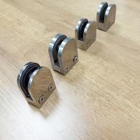 China 304 316 Stainless Steel Glass Railing Clamp with Adjustable Design for 8-12mm Tempered Glass for sale