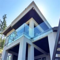 China Adjustable Standoff Glass Railing System with Marine-Grade 316 Stainless Steel for 8-12mm Tempered Glass for sale