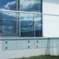 China Adjustable Standoff Glass Railing System with Marine-Grade 316 Stainless Steel for 8-12mm Tempered Glass for sale