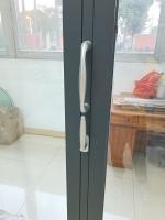 China Thick Frame Aluminum Folding Door with 50 Years Life Span Dust Resistant and Easy Cleaning for sale
