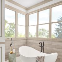 China Soundproof Energy Efficient Aluminum Swing Window with 10-Year Warranty and Double Glazed Glass for sale