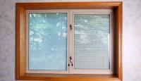 China Double Glazed Insulated Louver Blades Swing Sash Window Seal With Inner Blind Accessories Between Glass for sale