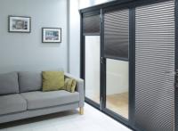China Double Glazed Insulated Louver Blades Swing Sash Window Seal With Inner Blind Accessories Between Glass for sale