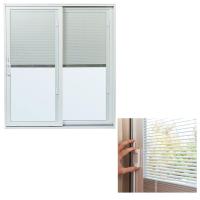 China New Design Aluminum Alloy Insulated Glass Inward Swing Casement Windows With Inner Blind for sale