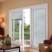 China New Design Aluminum Alloy Insulated Glass Inward Swing Casement Windows With Inner Blind for sale