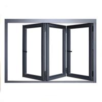 China Frameless Double Glazing Glass Sheet Folding Windows Design With Accessories Manufacturing Company for sale